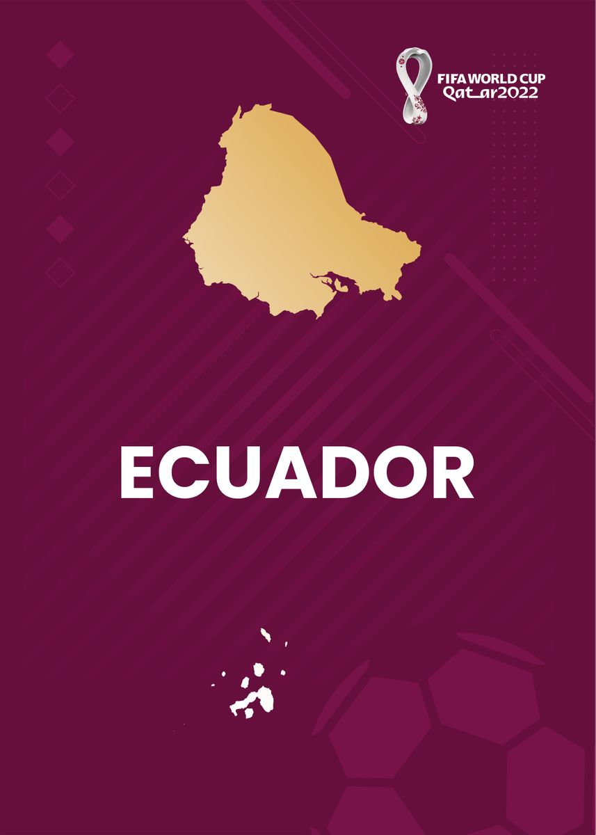 'ECUADOR' Poster by Trending Collection | Displate