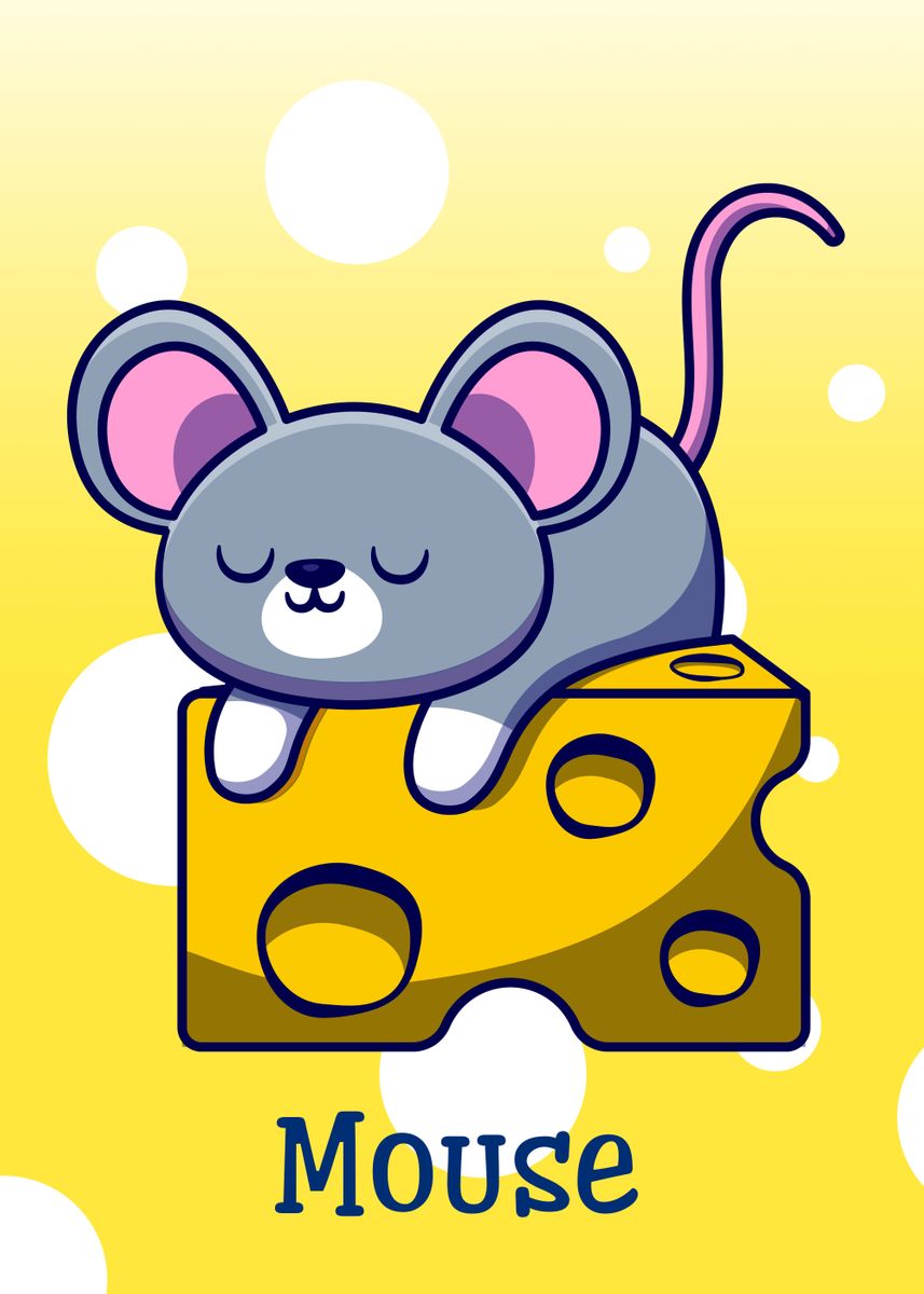 'Mouse' Poster, picture, metal print, paint by tona Billi | Displate