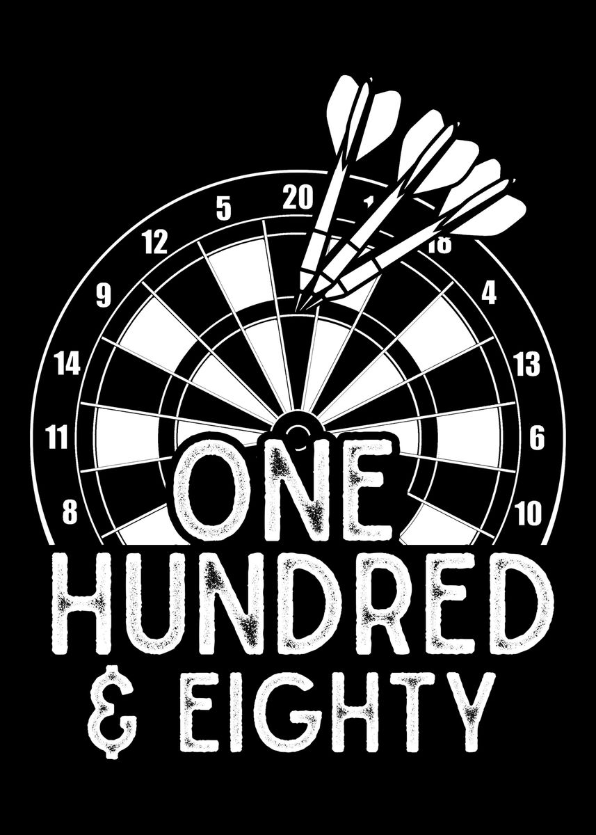 'Darts Vintage Dartboard' Poster by professionaldesigns | Displate