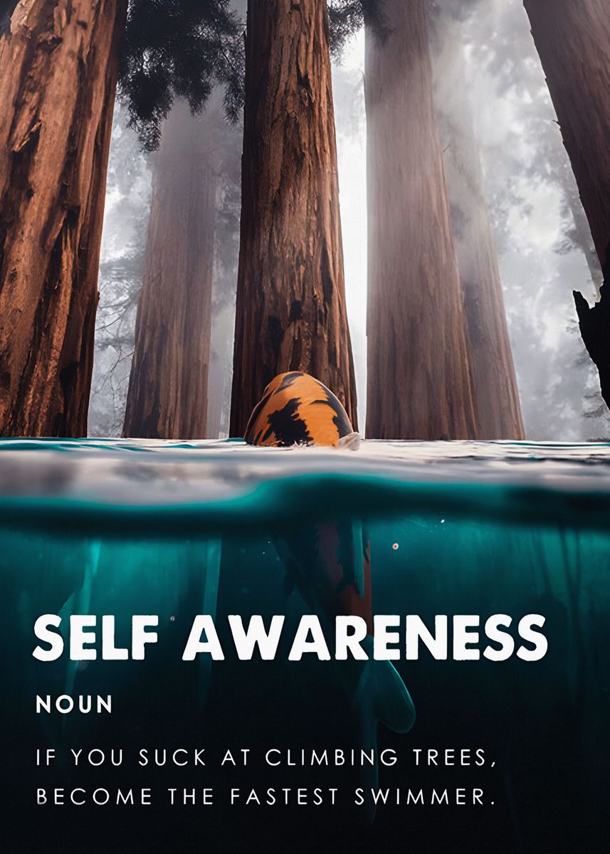 'Self Awareness' Poster, picture, metal print, paint by Conceptual ...