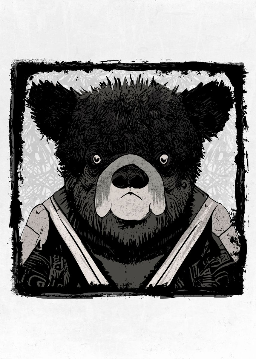 'Bear and Bears' Poster, picture, metal print, paint by Ilya Danilov ...