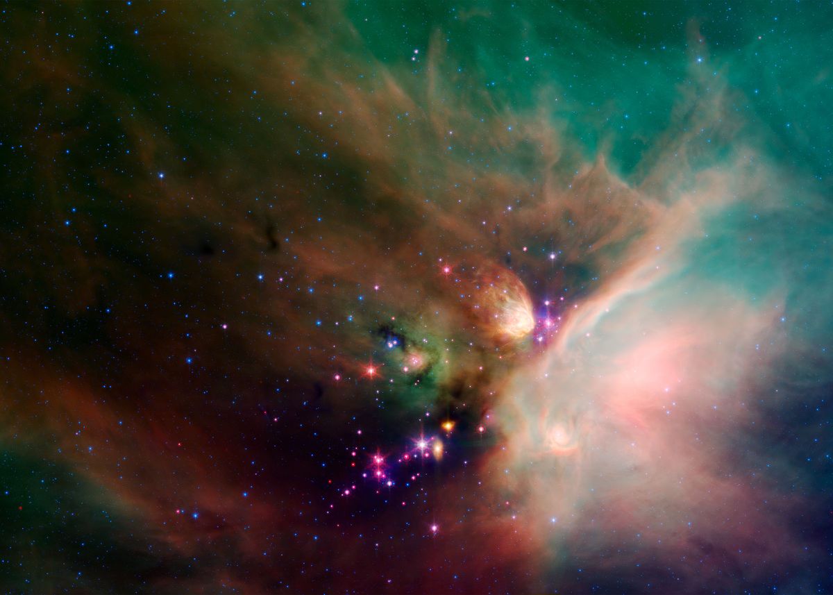 'Rho Ophiuchi cloud complex' Poster by Galaxy Images | Displate