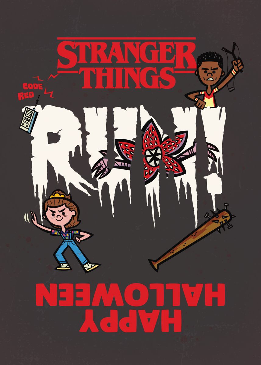 'Code Red' Poster by Stranger Things Series | Displate