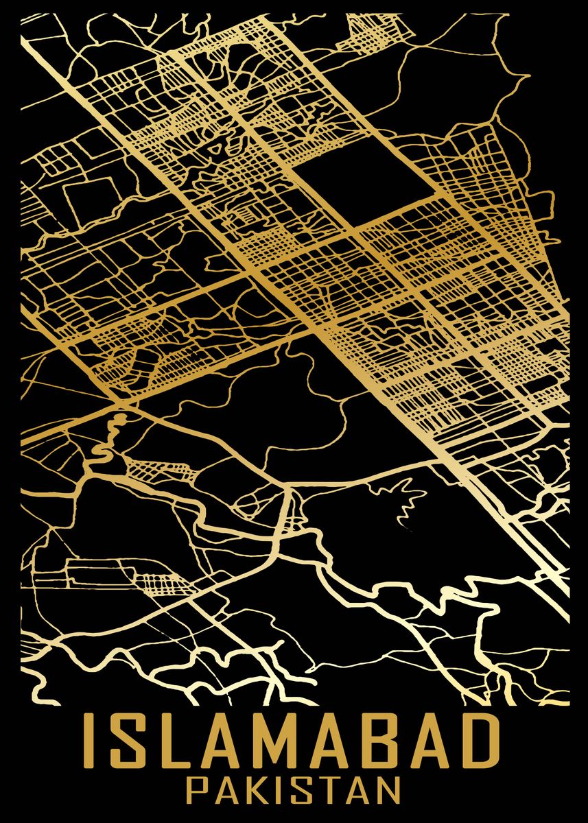 'Islamabad Pakistan City' Poster, picture, metal print, paint by ...