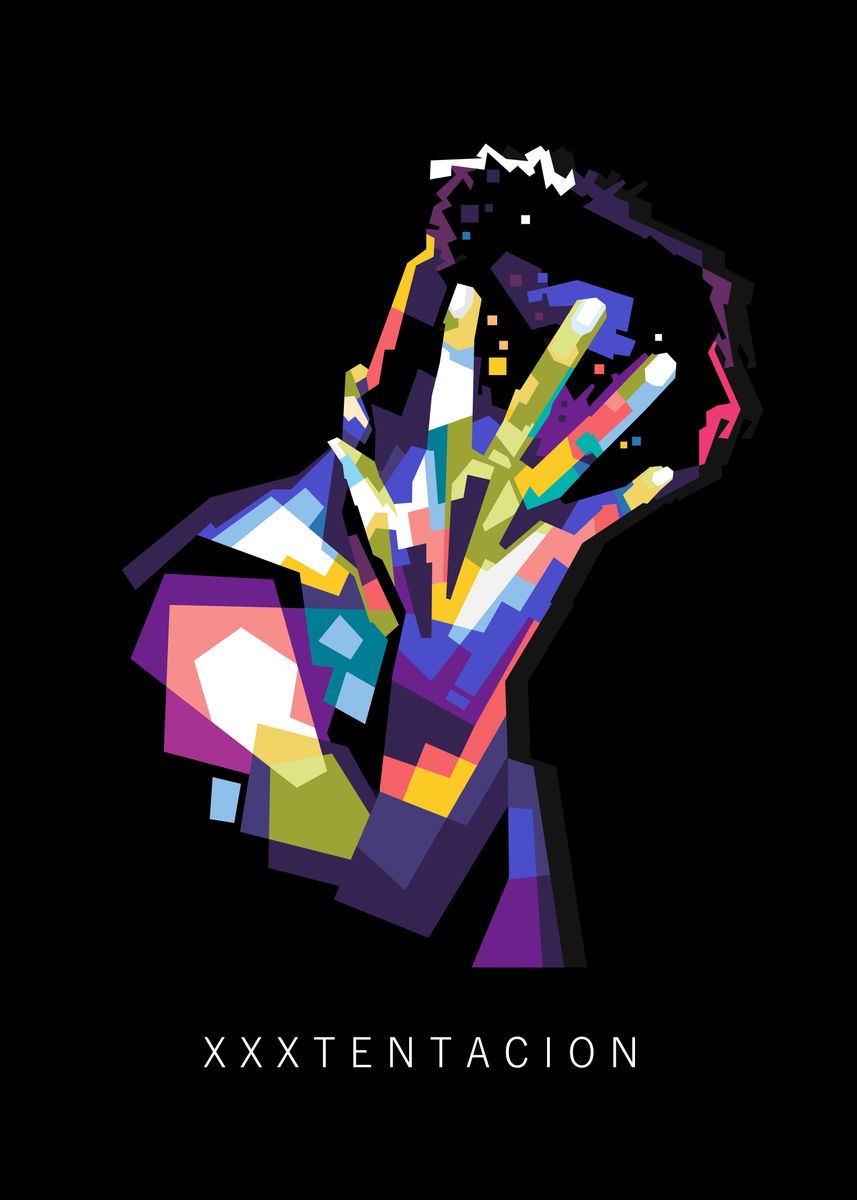 'rapper' Poster, picture, metal print, paint by AD art | Displate