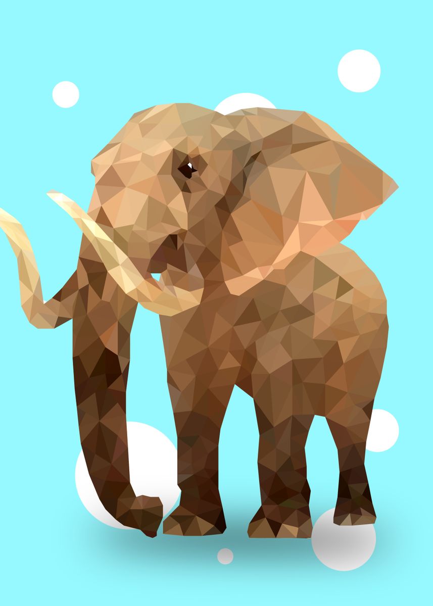 'Elephant' Poster by Lee Jani | Displate