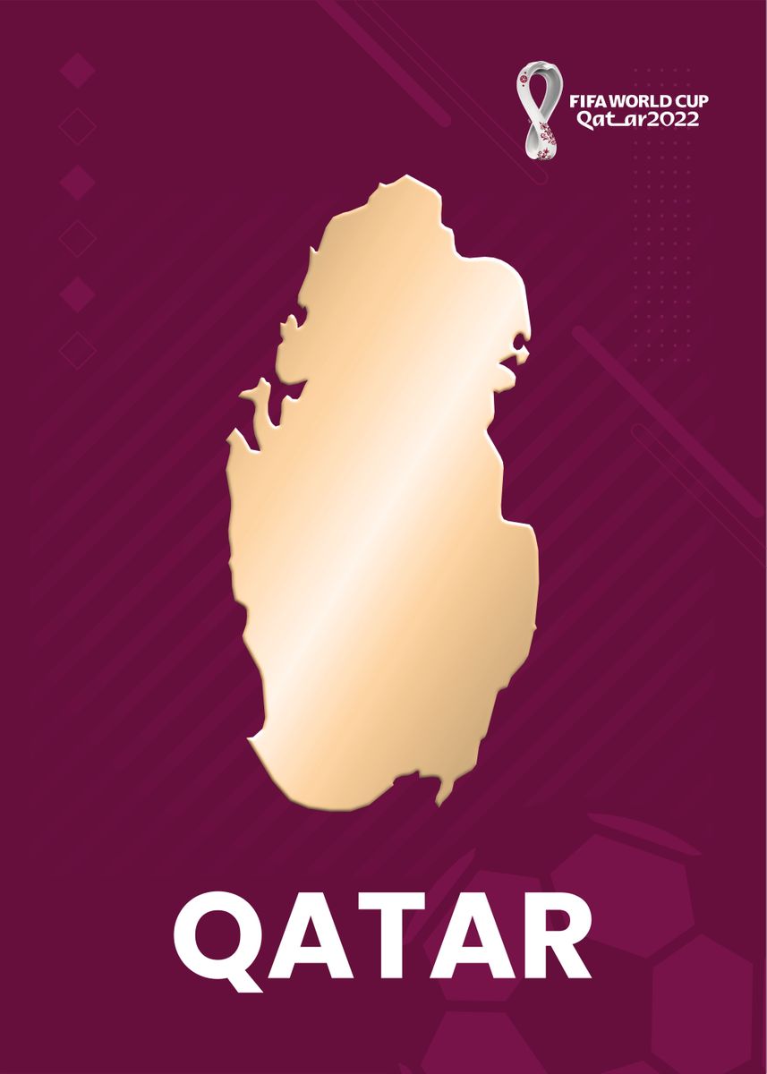 'QATAR' Poster, picture, metal print, paint by Trending Collection ...