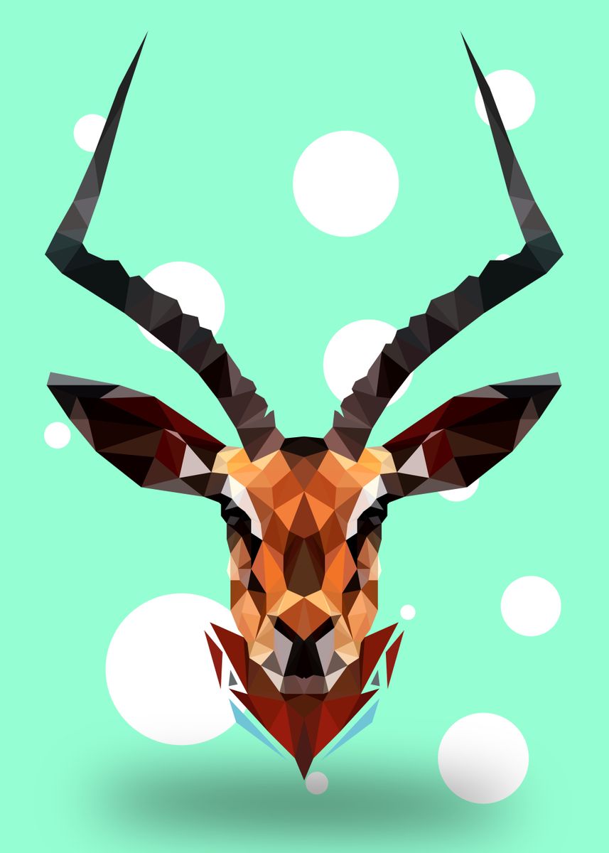 'Antelope' Poster by Lee Jani | Displate