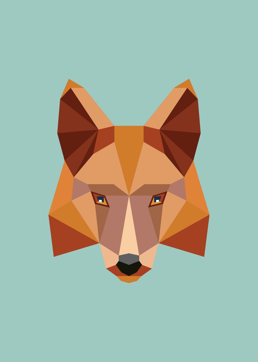 'Fox' Poster by Twenty Artstyle | Displate