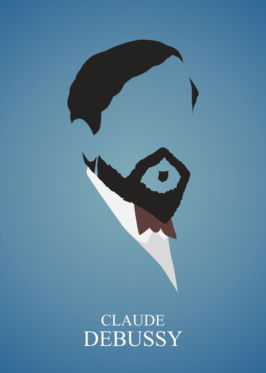 'Claude Debussy' Poster, picture, metal print, paint by Wahyu Aji ...