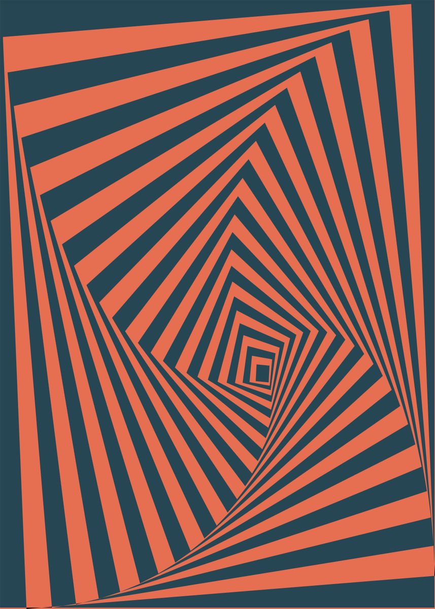 'optical illusion ' Poster, picture, metal print, paint by Top ...