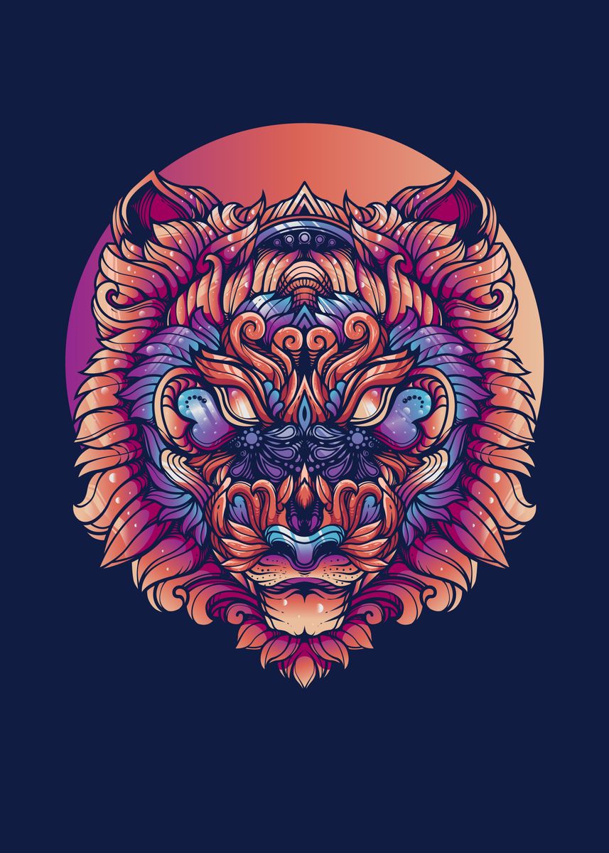 'FORTUNE TIGER' Poster, picture, metal print, paint by Tegar Pangestu ...