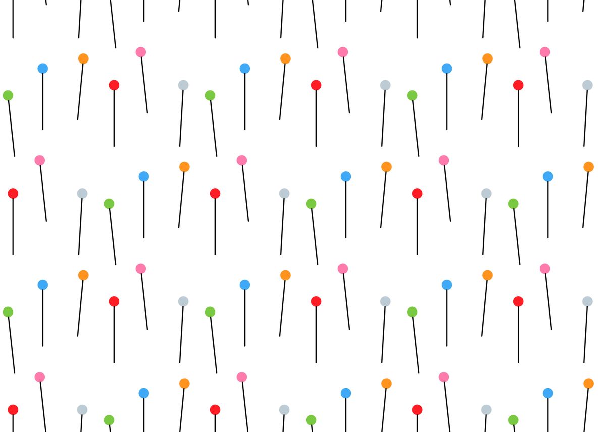 'Pins' Poster by Andrew Turtsevych | Displate