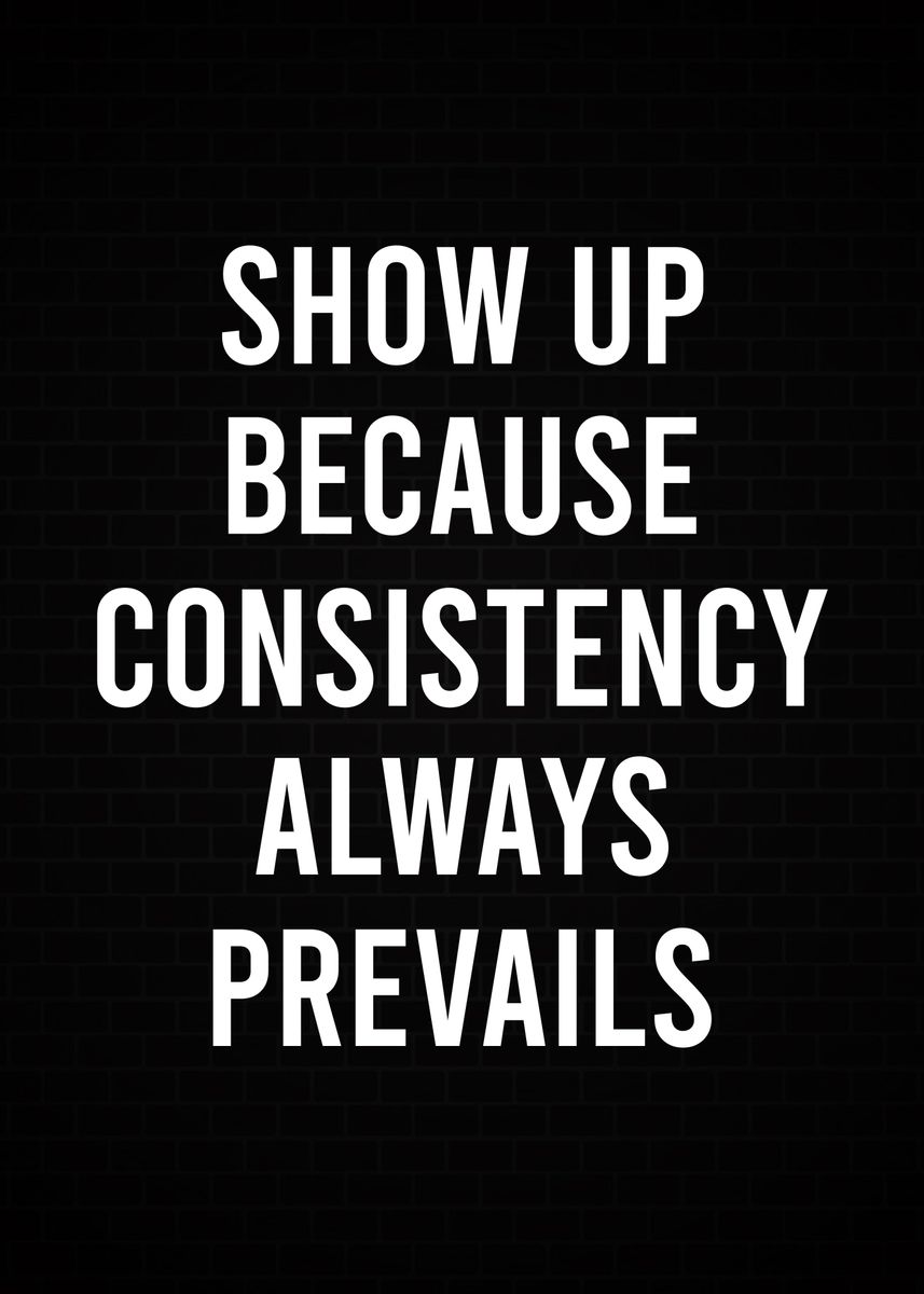 'SHOW UP' Poster by SA KE | Displate