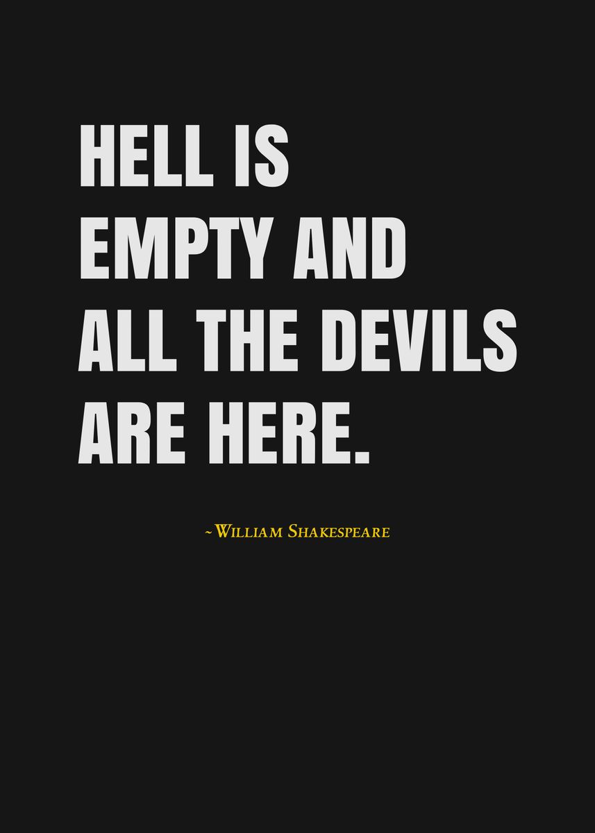 'William Shakespeare quotes' Poster, picture, metal print, paint by ...