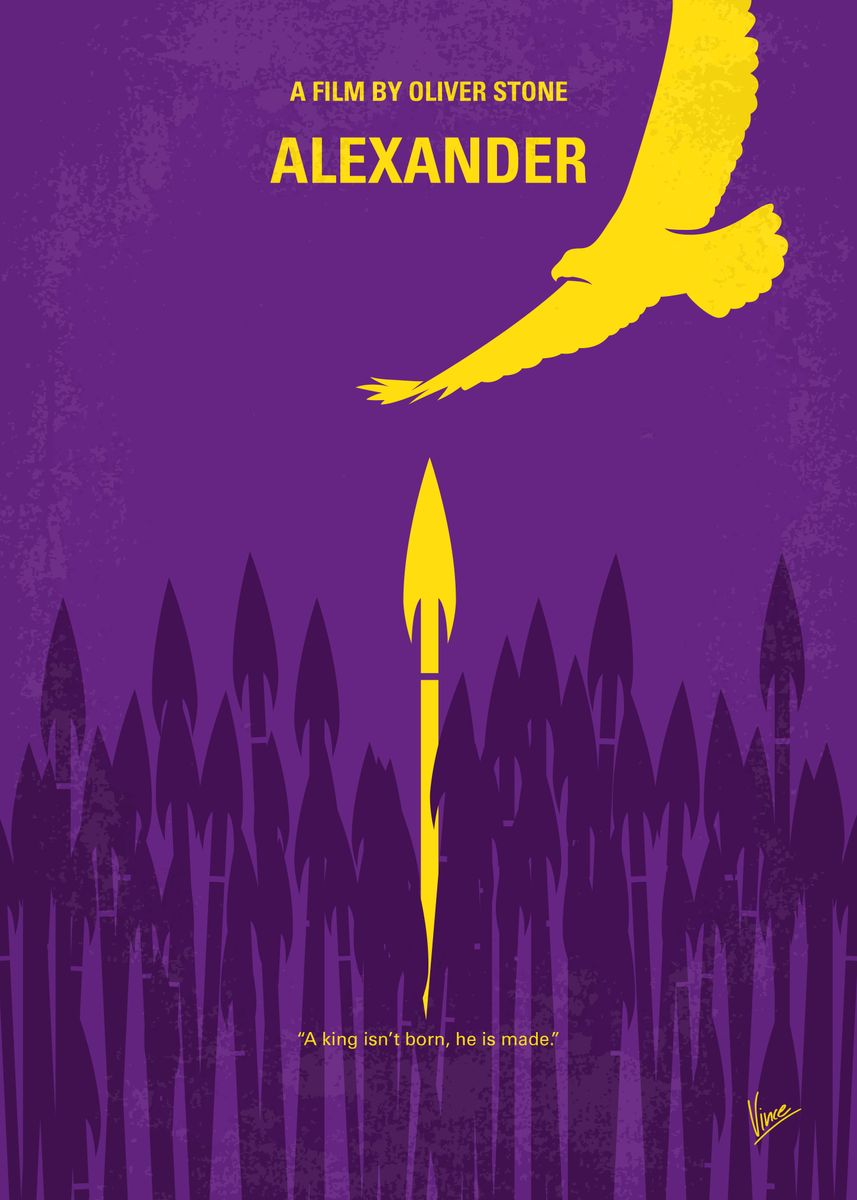 'No1287 Alexander' Poster, picture, metal print, paint by Chungkong Art ...