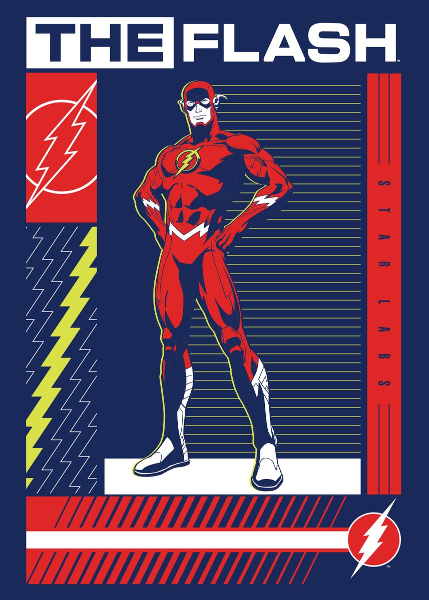 'Barry Allen' Poster, picture, metal print, paint by DC Comics | Displate