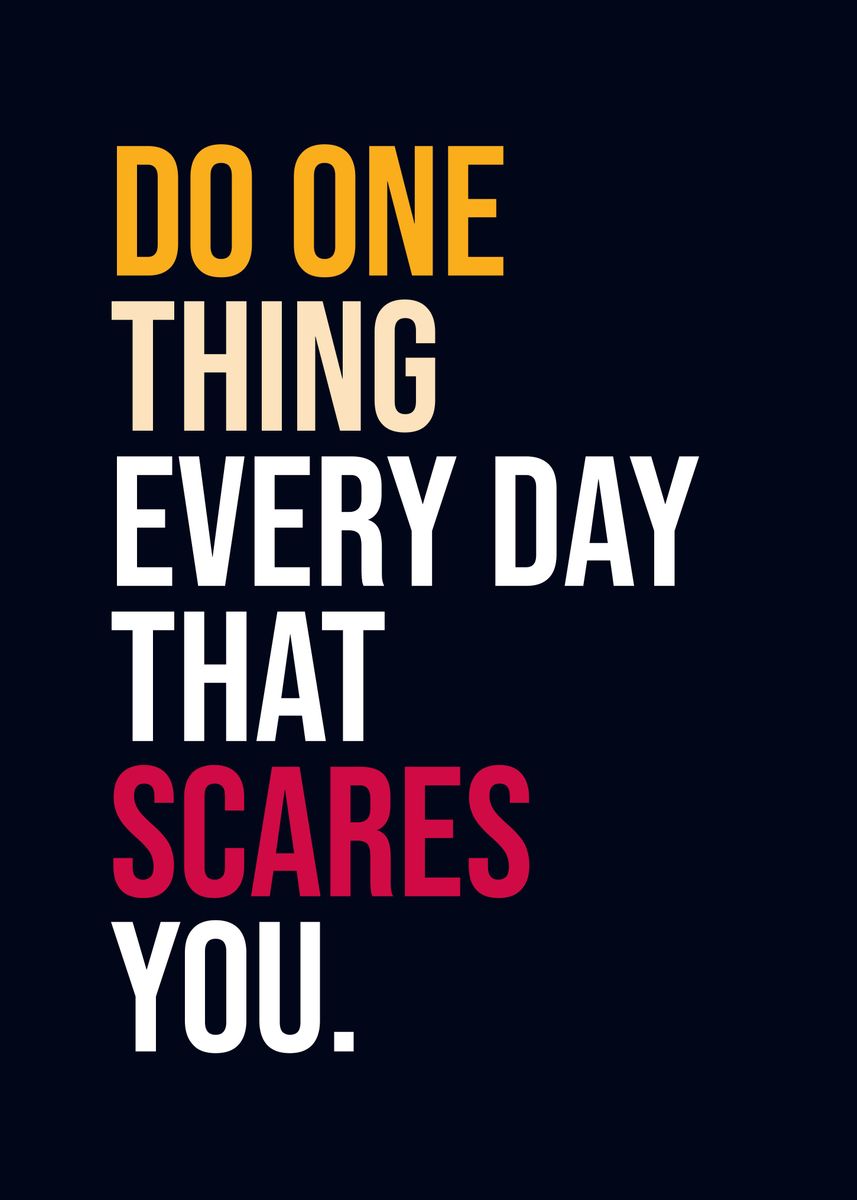 'Do One Thing' Poster by Ayu Studio | Displate