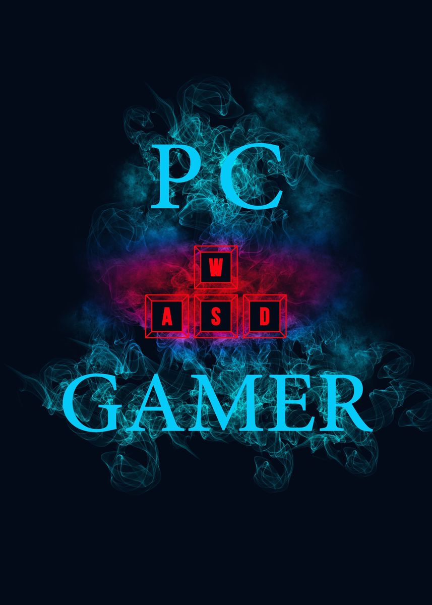 'pc gamer' Poster, picture, metal print, paint by ad yosef | Displate