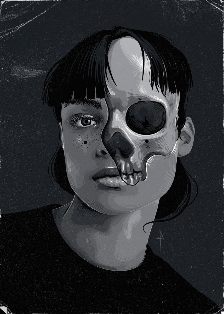 'smoldering gaze' Poster, picture, metal print, paint by AnaAriane ...