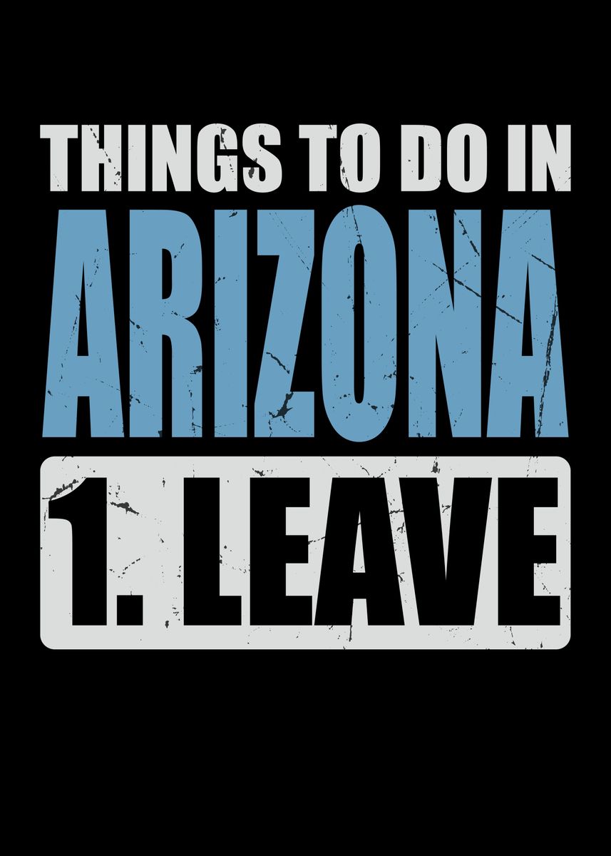 'Arizona Meme' Poster, picture, metal print, paint by schmugo | Displate