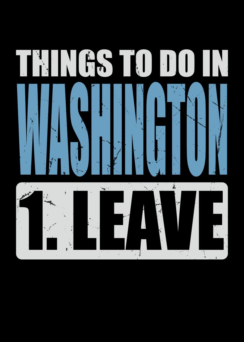 'Washington Meme' Poster, picture, metal print, paint by schmugo | Displate