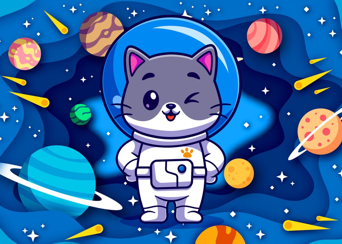 'Astronaut' Poster by HOANG DUNG | Displate