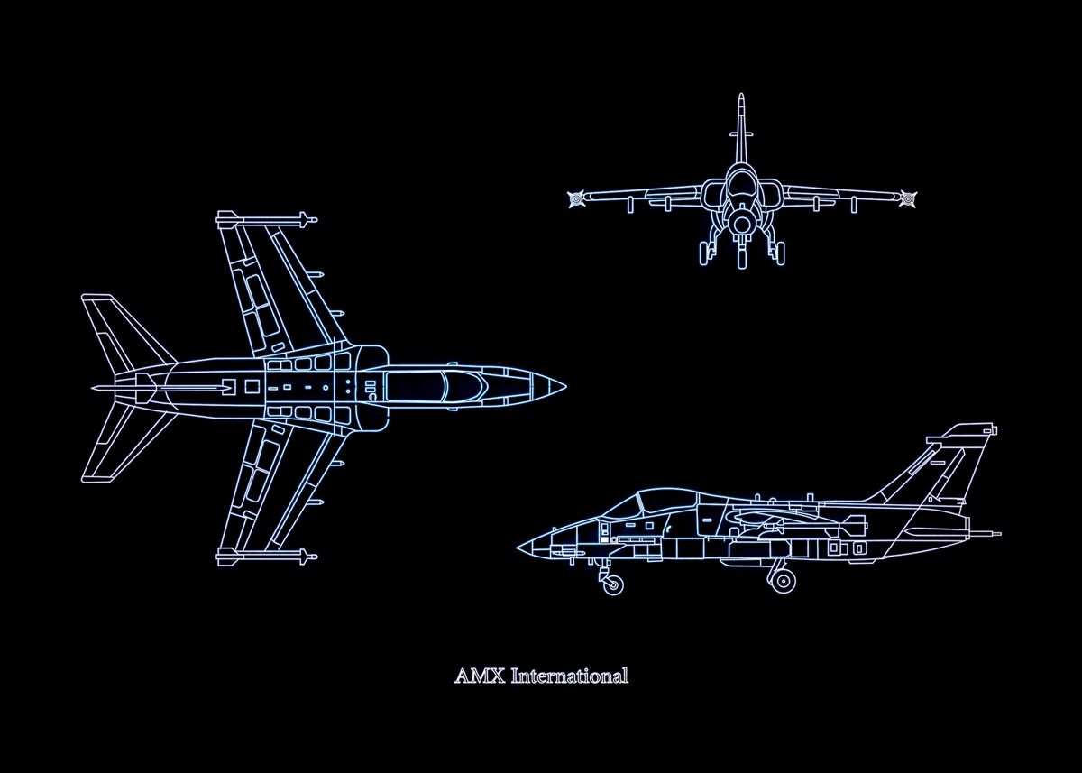 'AMX International' Poster by Mod Yof | Displate