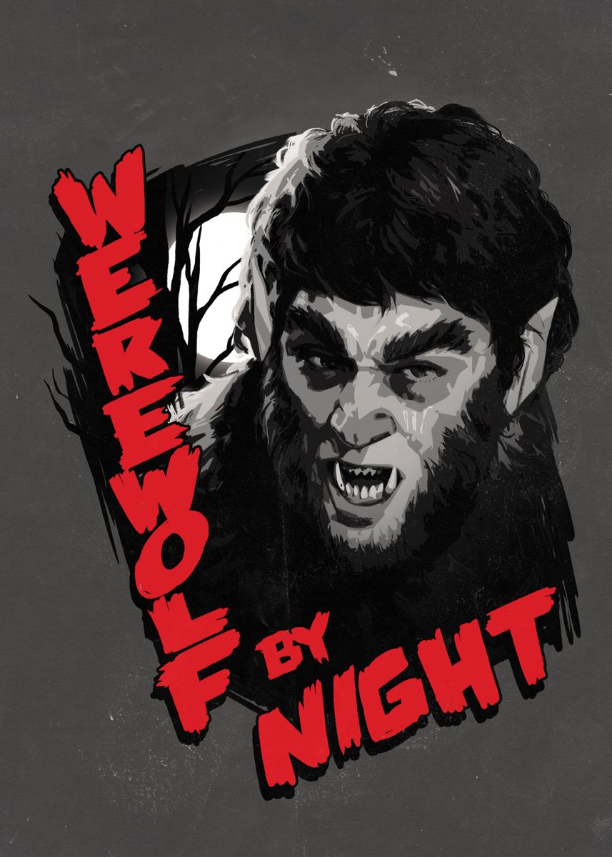 'Werewolf graphic' Poster, picture, metal print, paint by Marvel | Displate