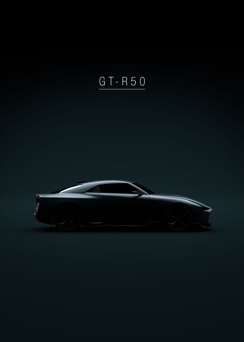 '2020 GTR50' Poster, picture, metal print, paint by 21 MXM | Displate