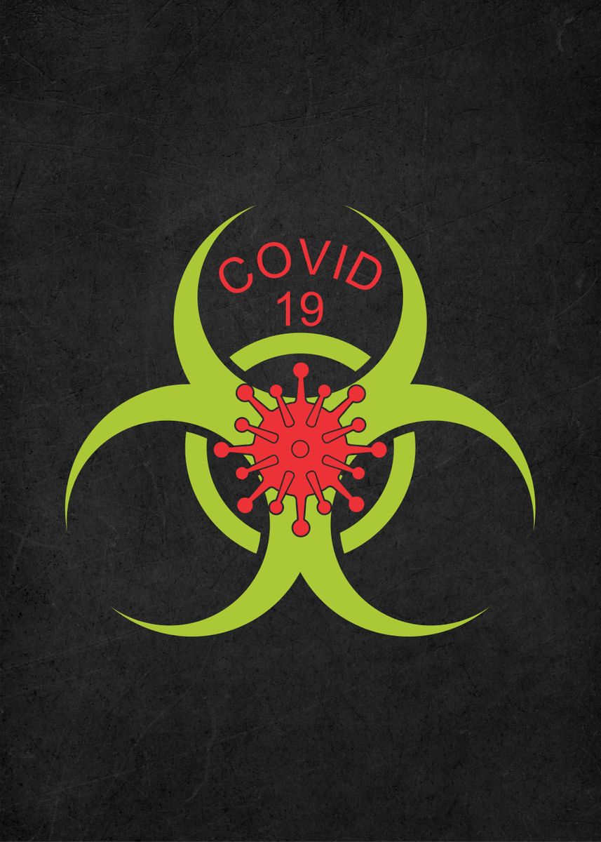 'bio hazard road sign ' Poster, picture, metal print, paint by ...