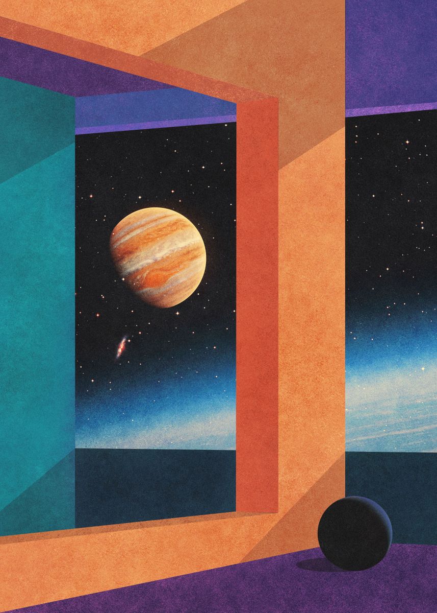 'A Room With A View' Poster, picture, metal print, paint by Nibera ...