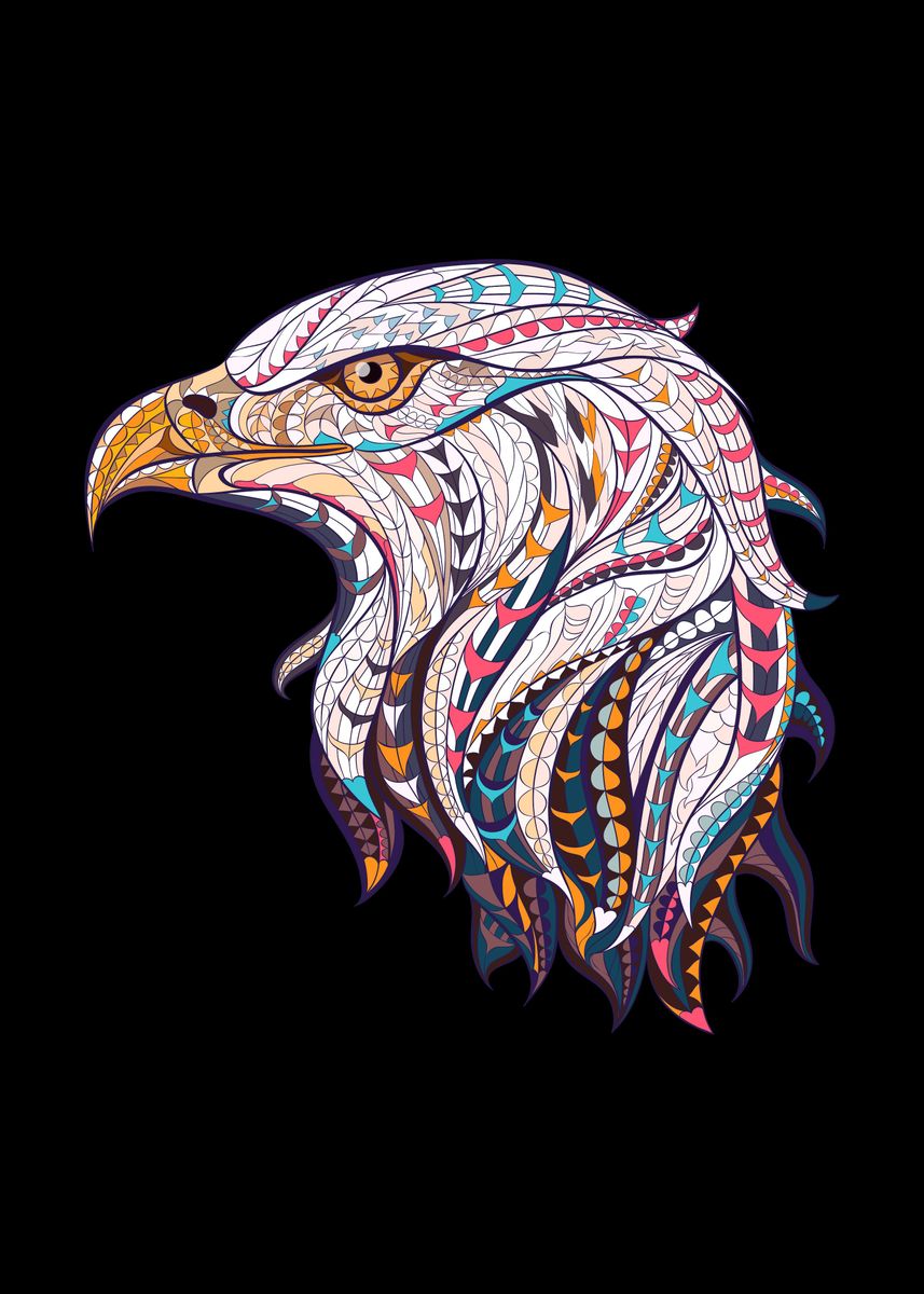 'Eagle sketch' Poster, picture, metal print, paint by Azlan Xavier ...