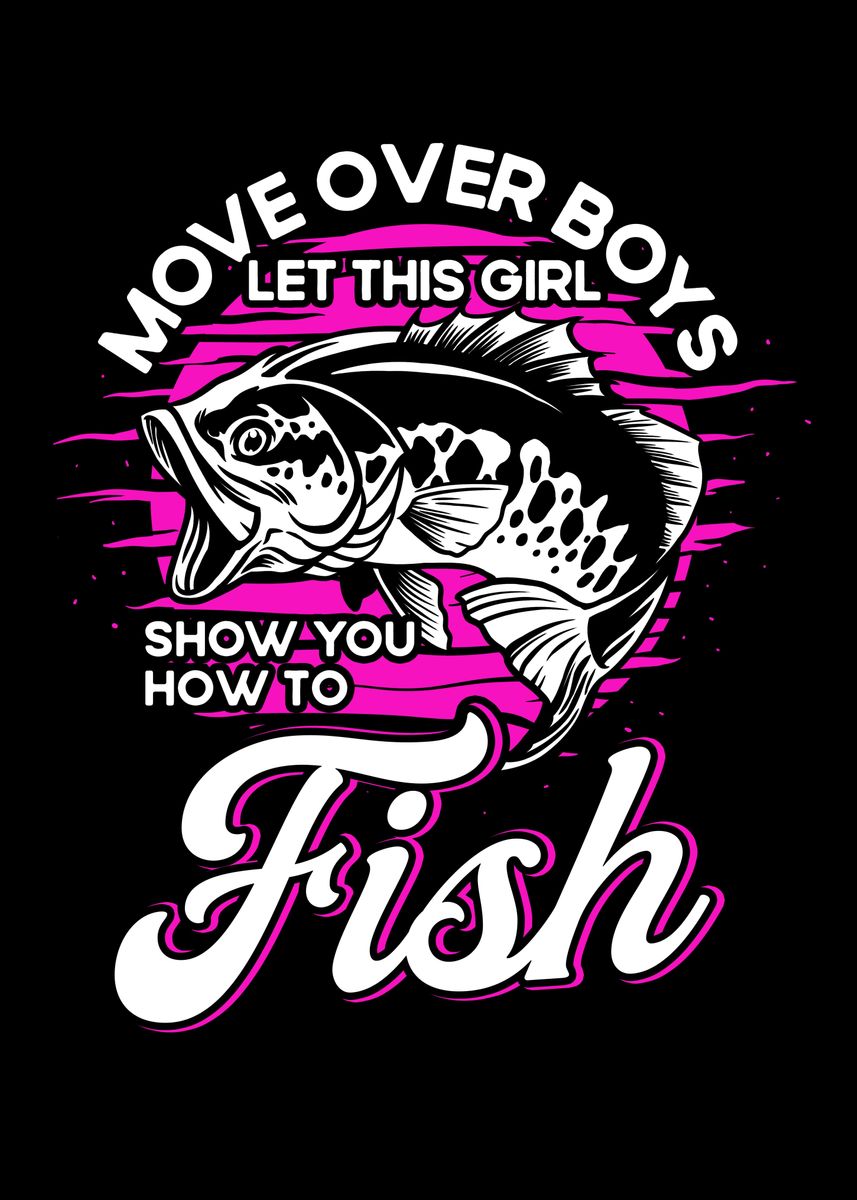 'Move Over Boys Let This' Poster by ZS C O M M E R C E | Displate