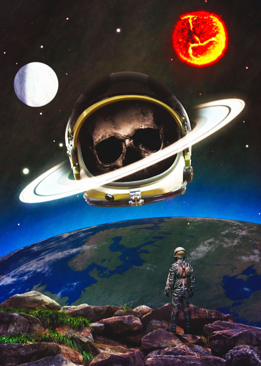 'Journey To A Dead Planet' Poster by seam less | Displate