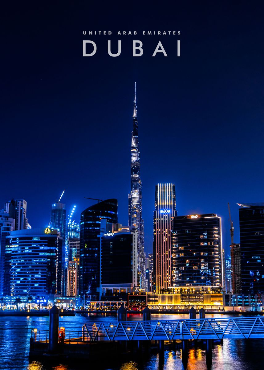'Dubai City' Poster, picture, metal print, paint by Oneil Photography ...