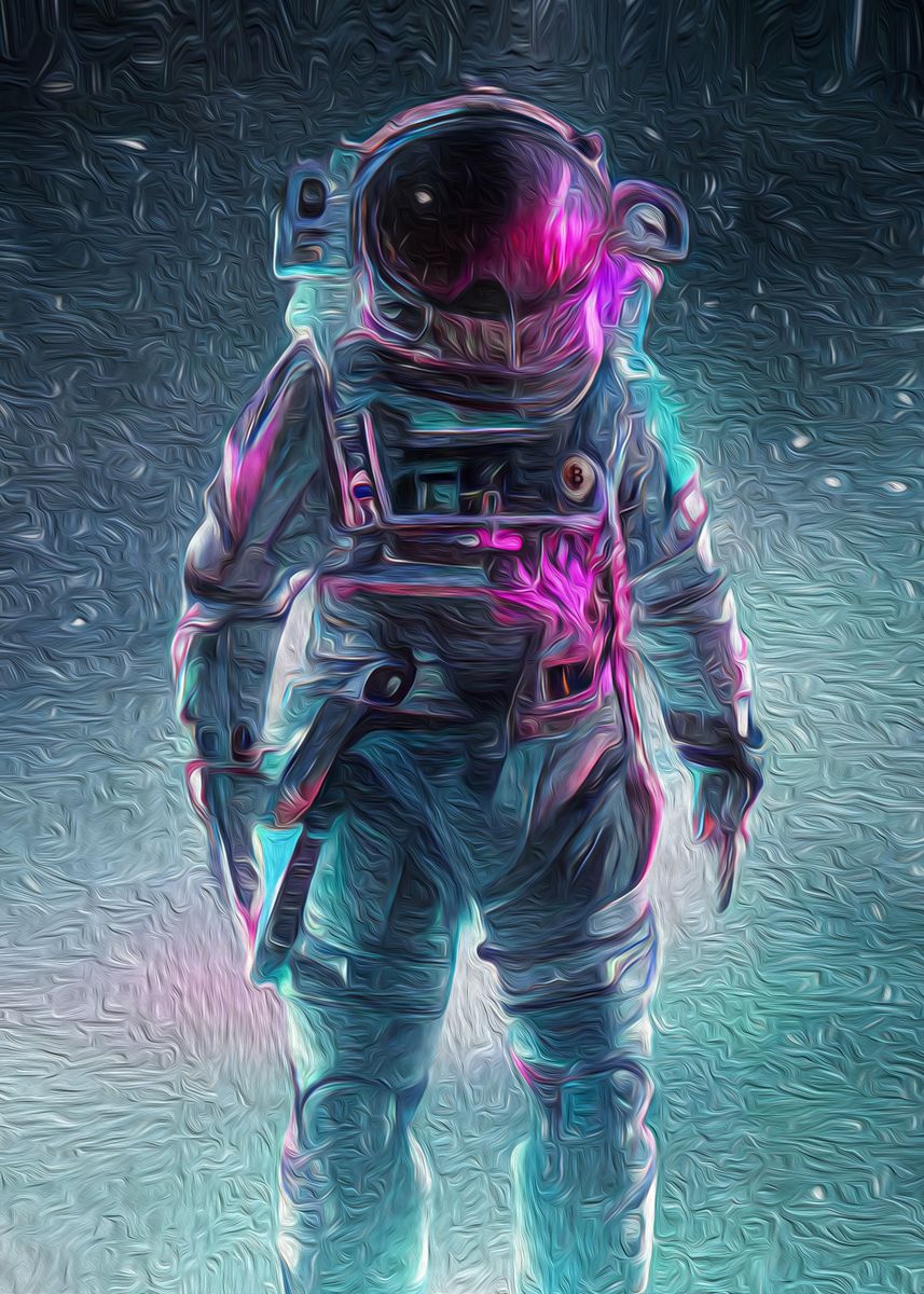 'Creative Astronaut Suit' Poster, picture, metal print, paint by Sam ...
