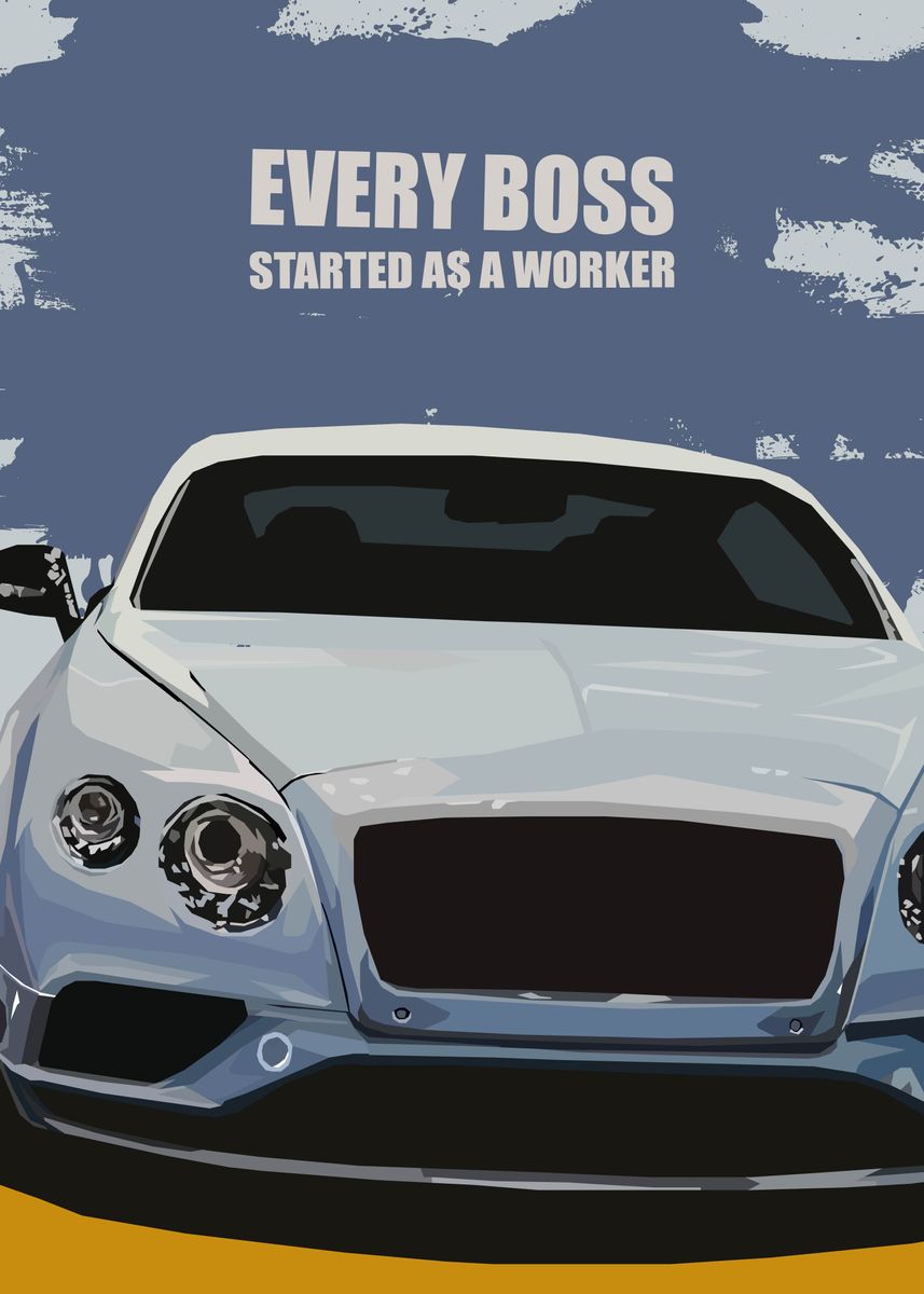 'Luxury Car' Poster, picture, metal print, paint by Lardis Art | Displate