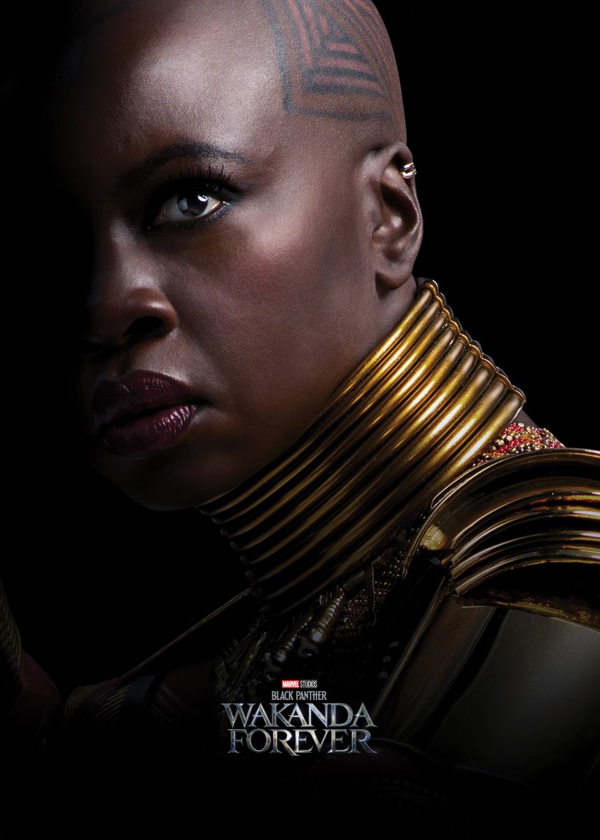 'Okoye' Poster, picture, metal print, paint by Marvel | Displate