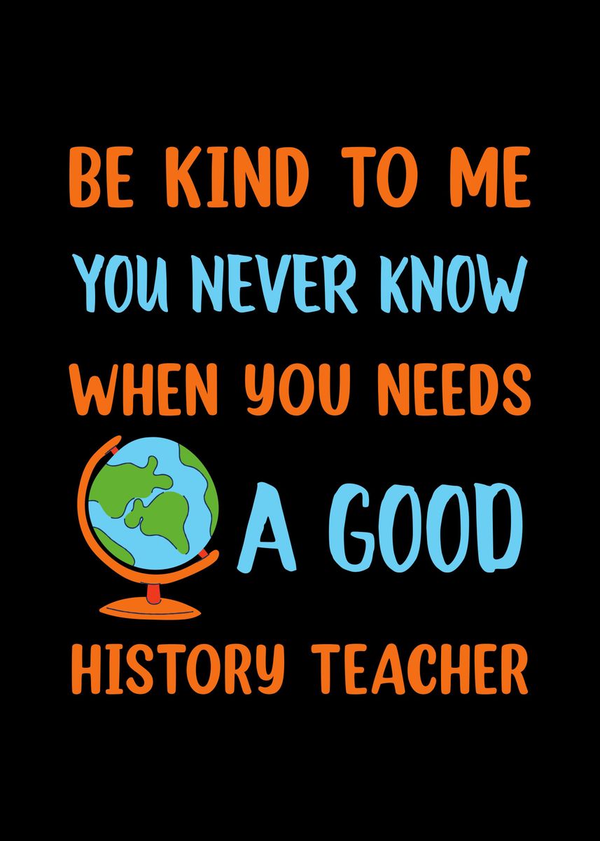 'History Teacher' Poster, picture, metal print, paint by Sebastian ...