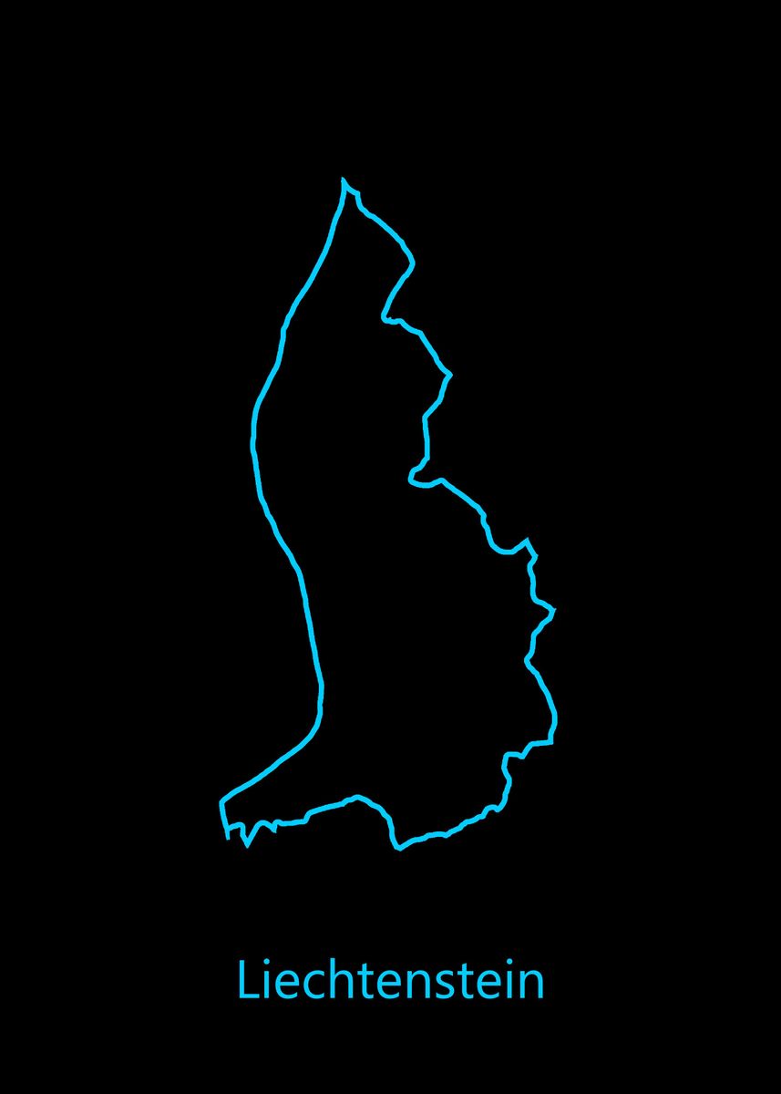 'Liechtenstein ' Poster by Fast Elevator | Displate