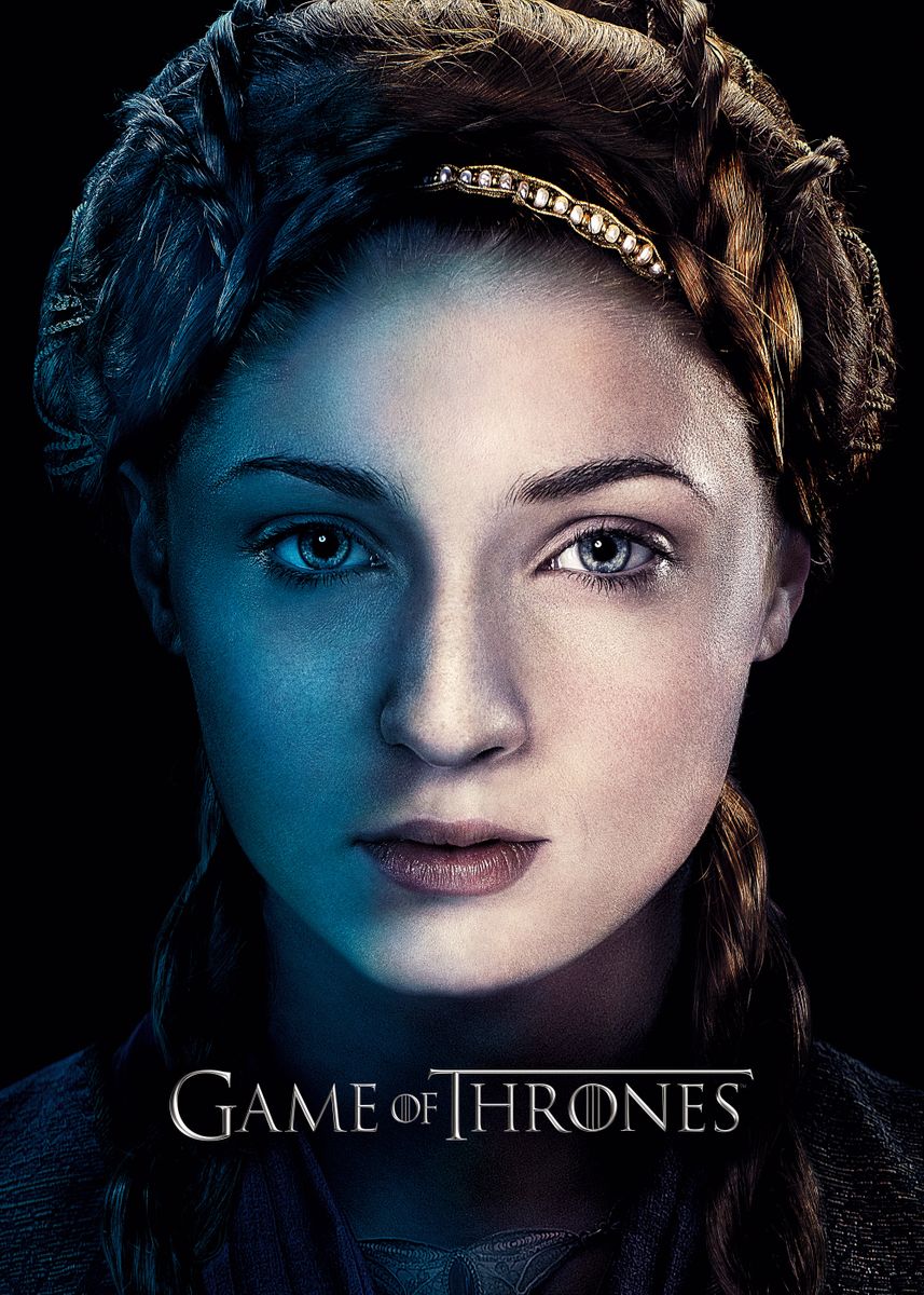 'Sansa Stark' Poster, picture, metal print, paint by Game of Thrones | Displate