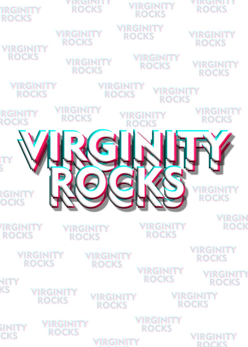 'Virginity Rocks' Poster, picture, metal print, paint by Zaenal Arifin ...
