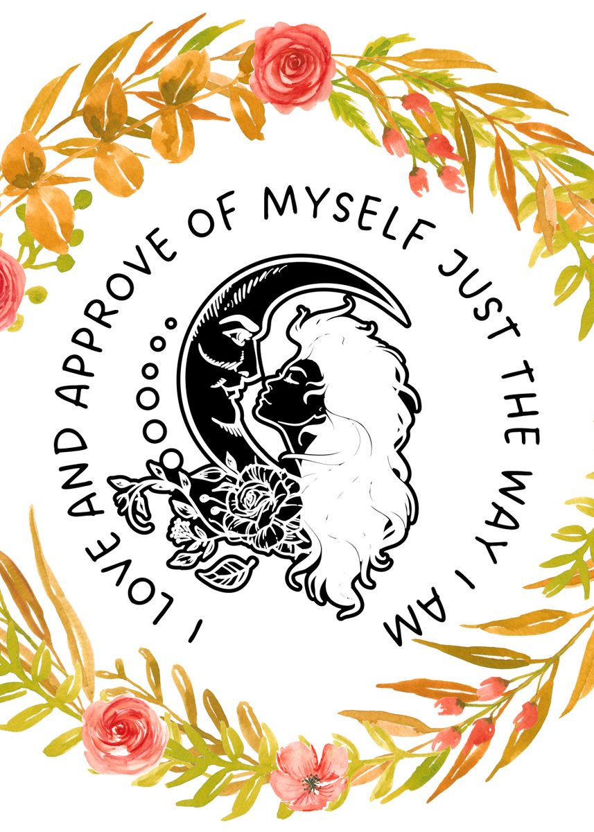 'Love and approve' Poster, picture, metal print, paint by Juliana RW ...