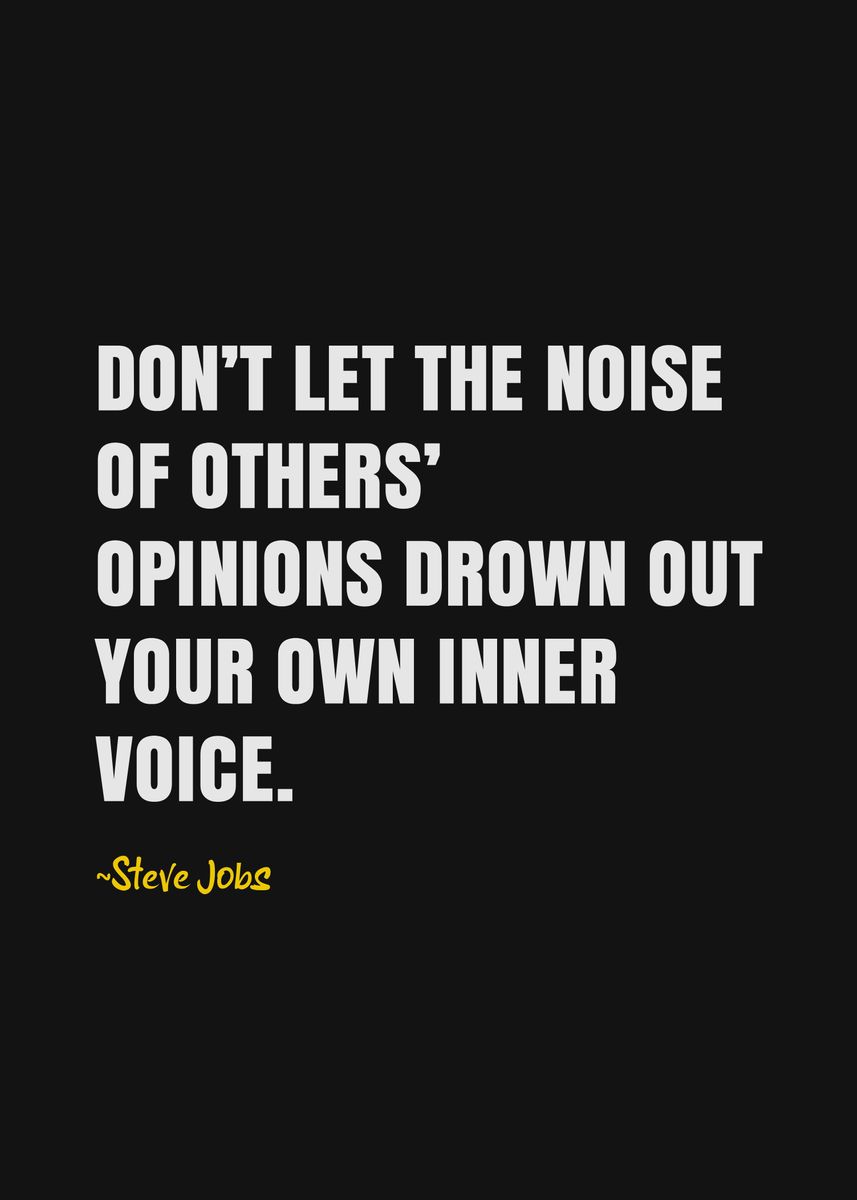 'Stave Jobs Quotes ' Poster, picture, metal print, paint by LANZZ ...