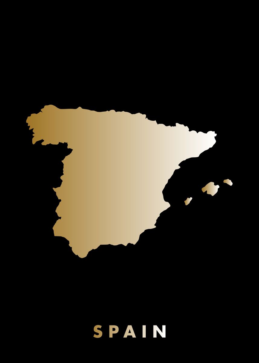 'Spain' Poster, picture, metal print, paint by Trending Collections ...