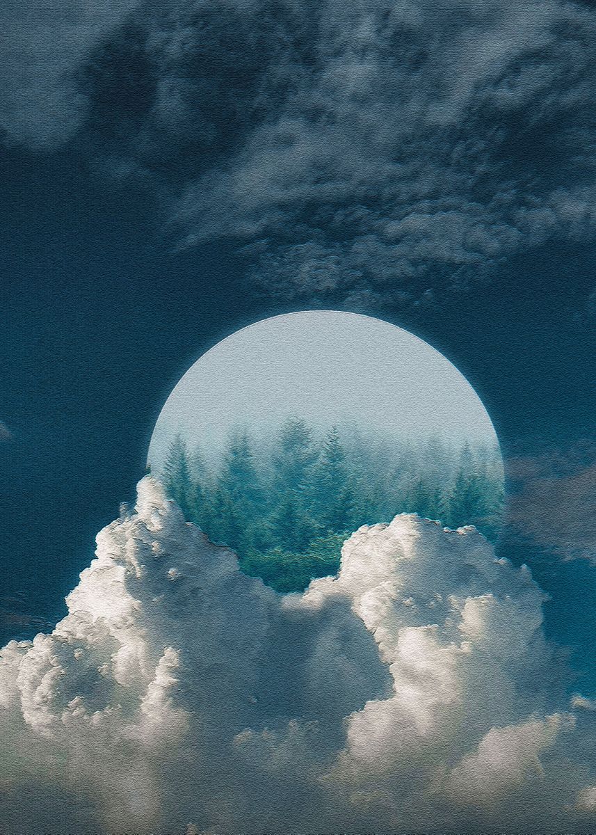 'Forest In The Sphere' Poster by EMJAY Heiss | Displate