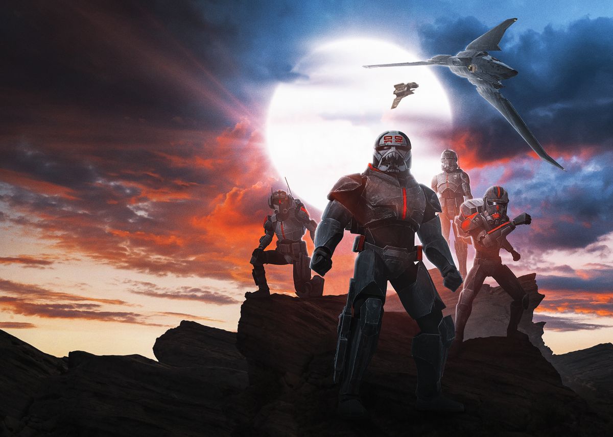 'The Bad Batch landscape' Poster by Star Wars | Displate