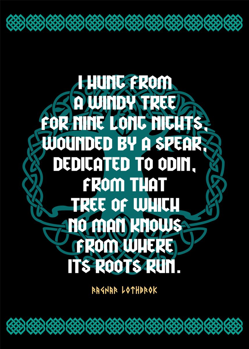 'viking life quotes' Poster, picture, metal print, paint by Bestselling ...