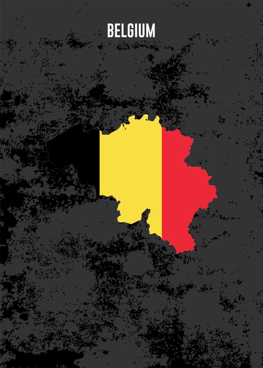 'world cup belgium' Poster, picture, metal print, paint by Trending ...